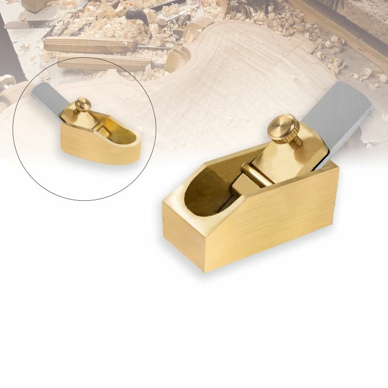 Медный Латунный Выпуклый Плоский Нижний Край Скрипки, Строгальный Станок, Ручной Инструмент Для Деревообработки