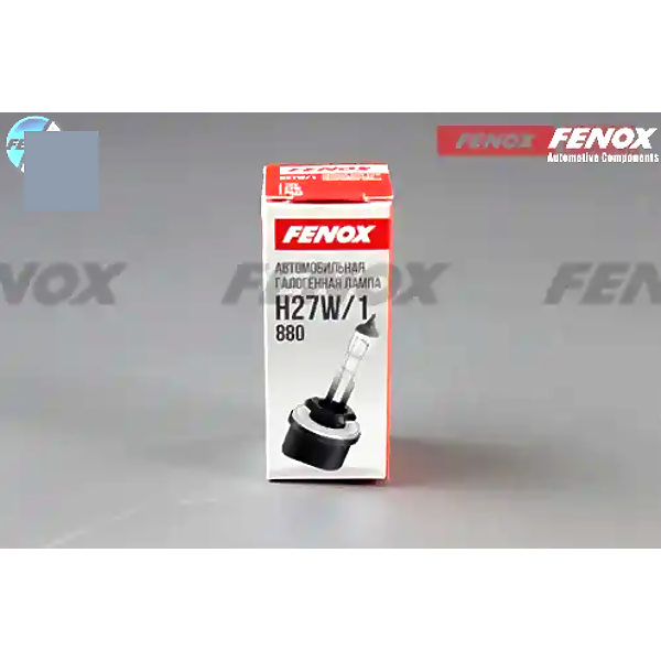 FENOX BH1900 (BH1900) автомобильная галогенная лампа универсальная h27w / 1, 12v, 27w, pg13