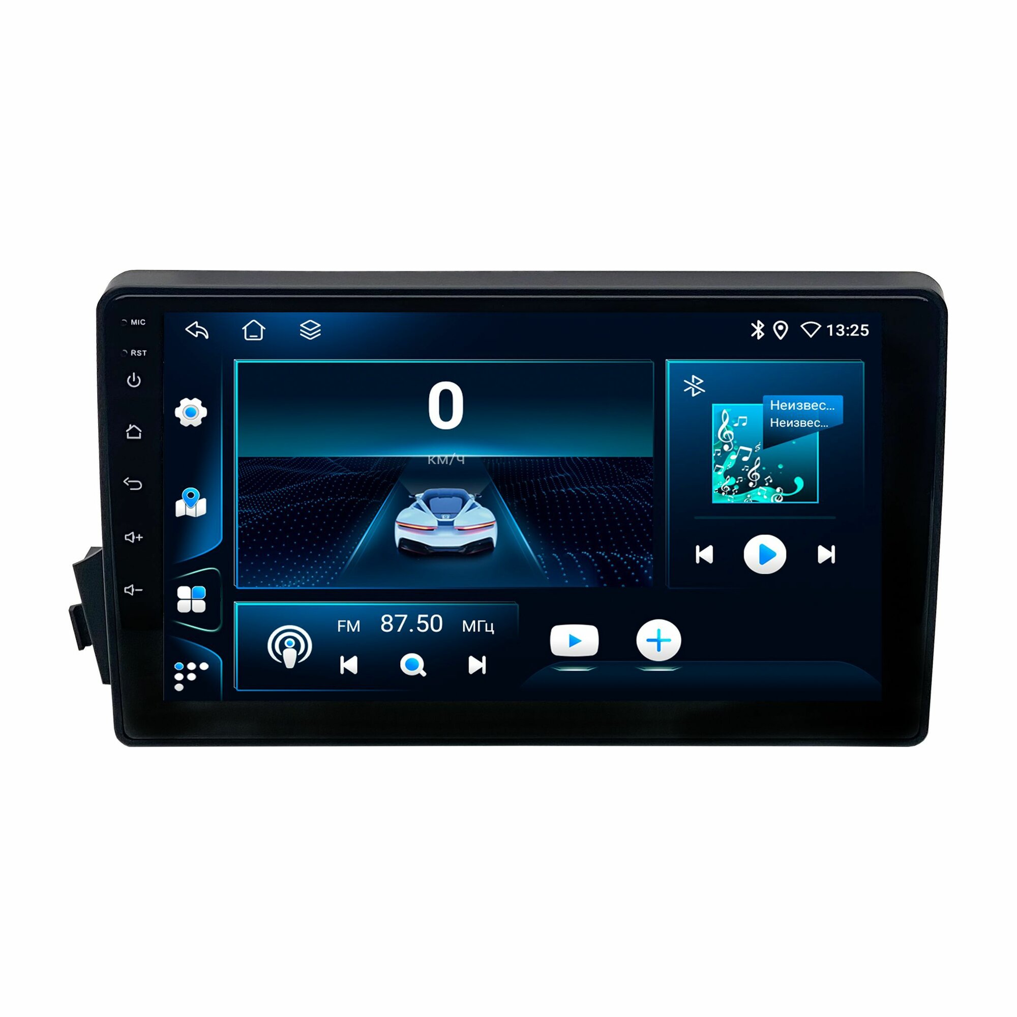 Магнитола Ssangyong Actyon C100 2005-2011 левый руль Android 4/64