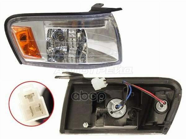 Габарит Toyota Cresta (X90) 92-96 (Справа/ хром) Sat арт. ST-22-232CR