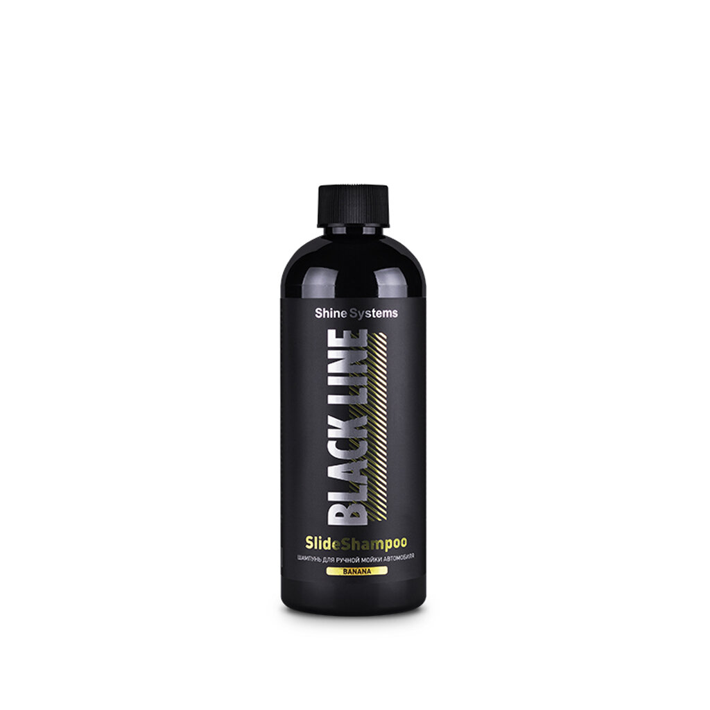 SlideShampoo Banana - шампунь для ручной мойки автомобиля Shine Systems Black Line, 400 мл