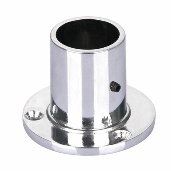 Фланец для трубы ТИС диаметр 25 мм, высота 45 мм, высокий, хром