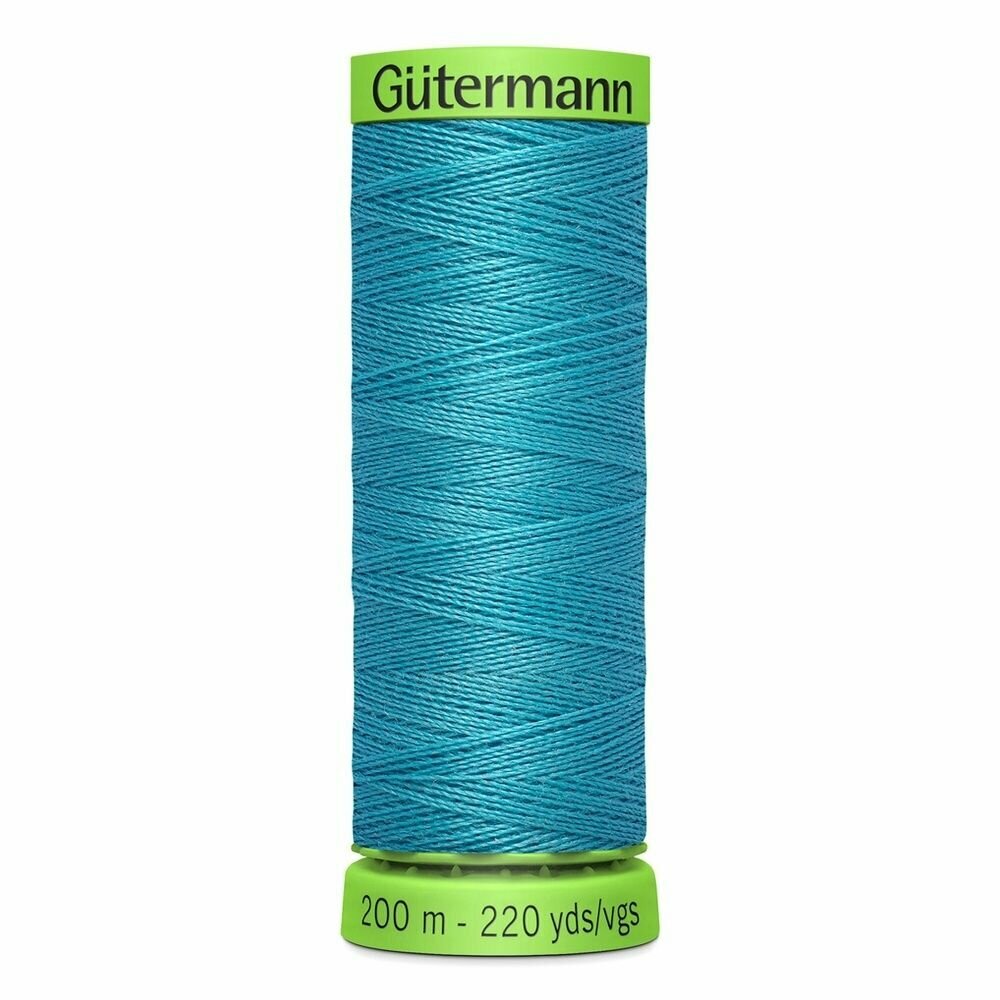 Швейные нитки Gutermann Extra Fine 150/200 м для деликатных материалов, цвет 332 насыщенный бирюзовый, 5 шт (2)