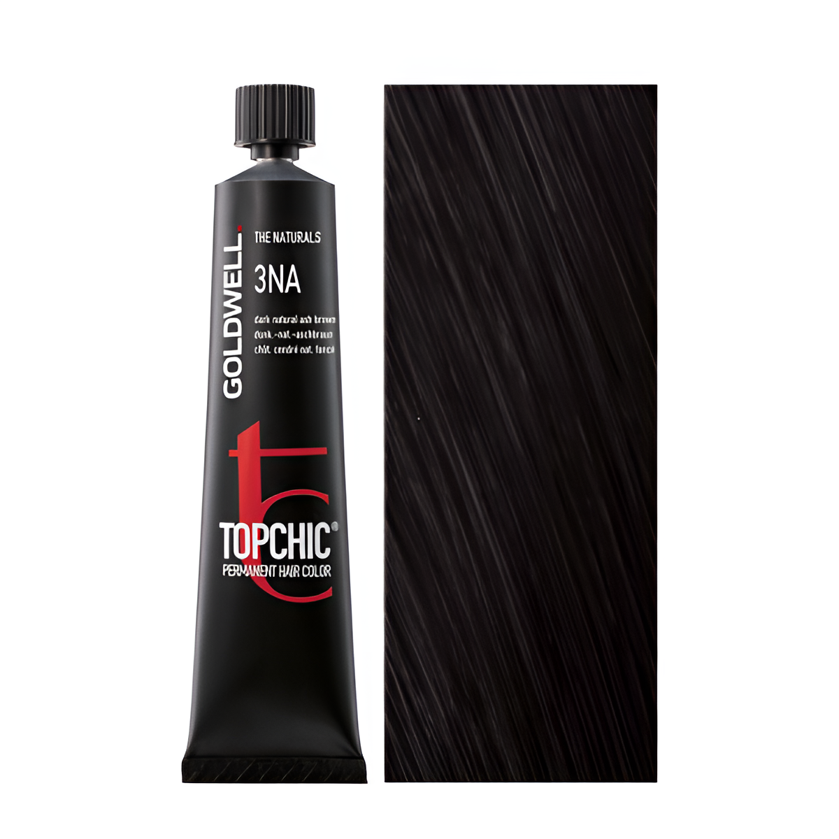 Goldwell Topchic - стойкая крем краска 3NA натурально-пепельный 60 мл