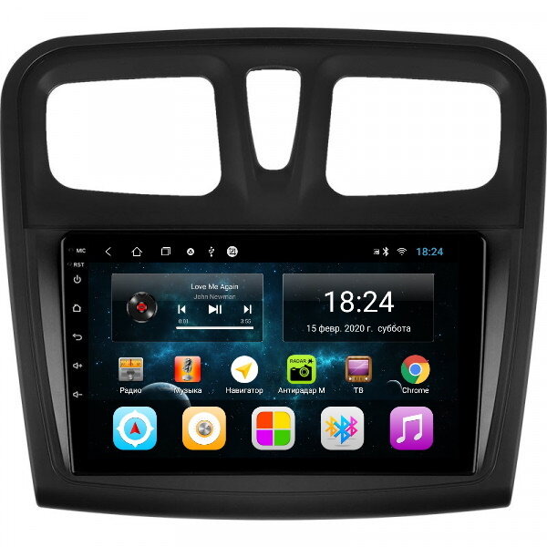 Магнитола CRS-300 Рено Логан 2, Сандеро 2, Renault Logan, Sandero STEPWAY 2014-2022 с Android 13 - Carplay - DSP - Кулер