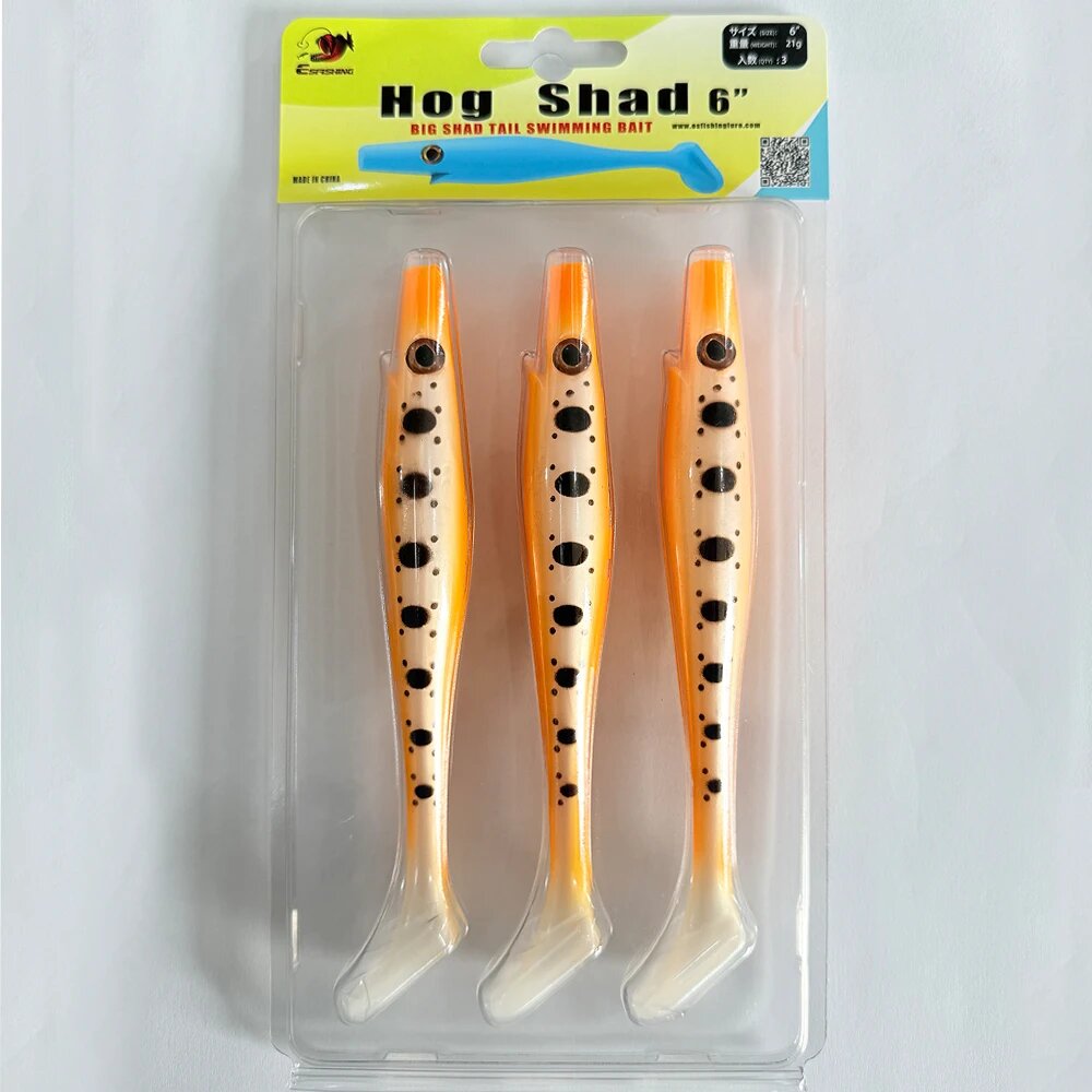 Приманка ESFISHING Big Hog Shad 150 мм P006