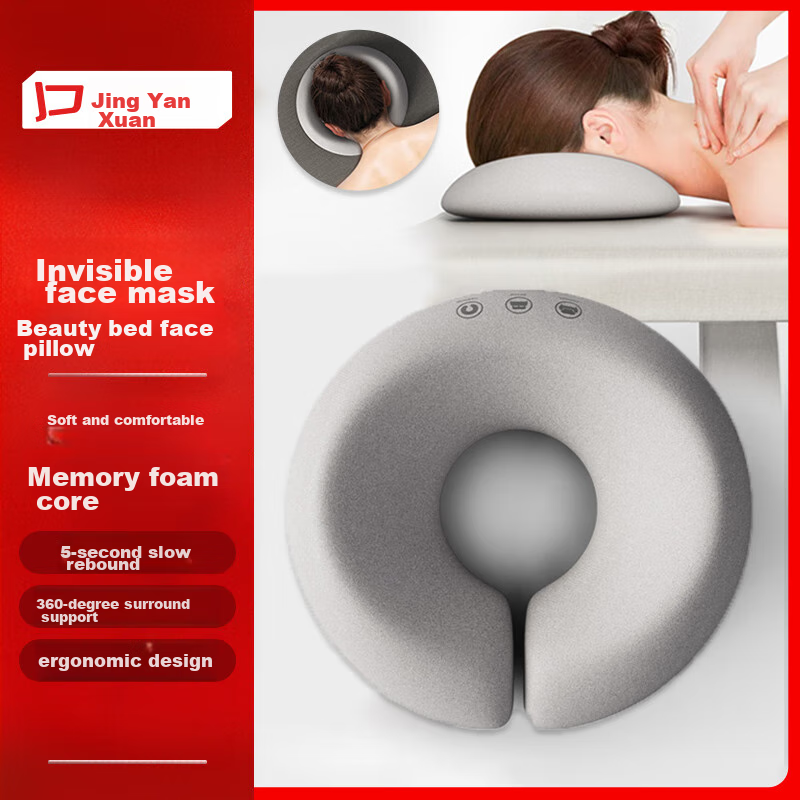 Jing Yanxian Lying Pillow, Beauty Bed, Lying Pillow, Memory Foam, Comfortable, Slow Rebound, Beauty Salon Massage And Tuina Bed, U-Shaped Lying Pillow