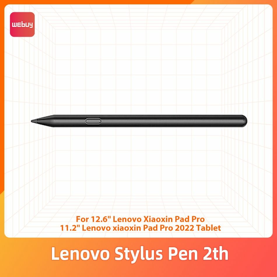 Стилус Lenovo Stylus Pen 2th 2-го поколения Магнитный смарт-сенсорный карандаш для рисования 12,6 " 12,7 " Lenovo Xiaoxin Pad Pro 11,2 "Pad Pro 2022 Tablet