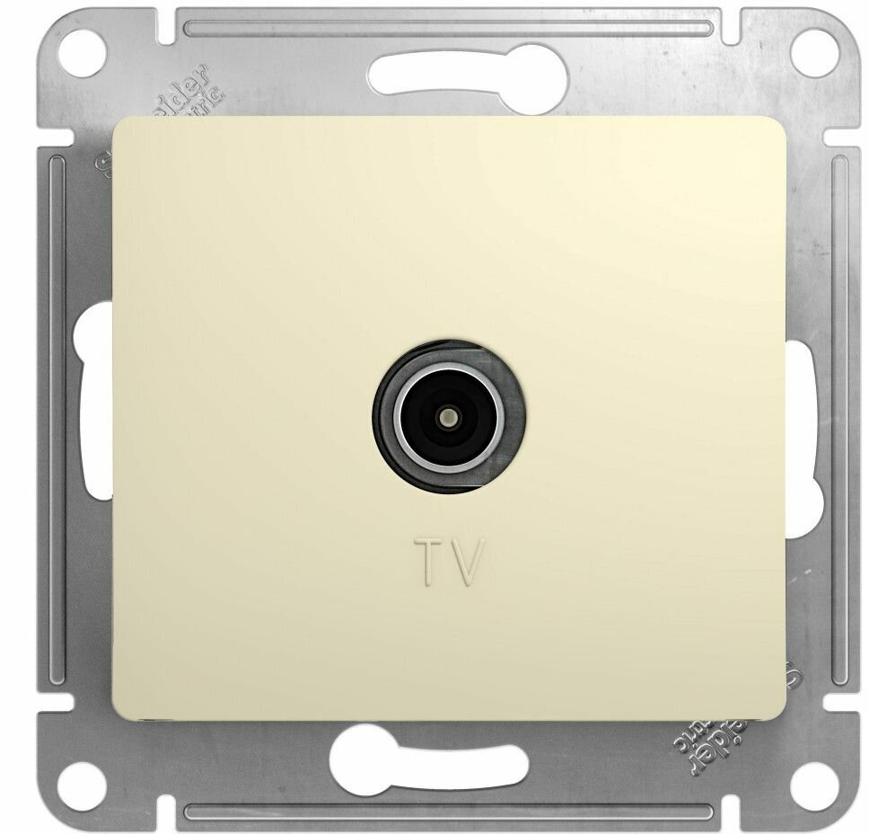 SE Glossa Беж Розетка TV коннектор, Systeme Electric, арт. GSL000293