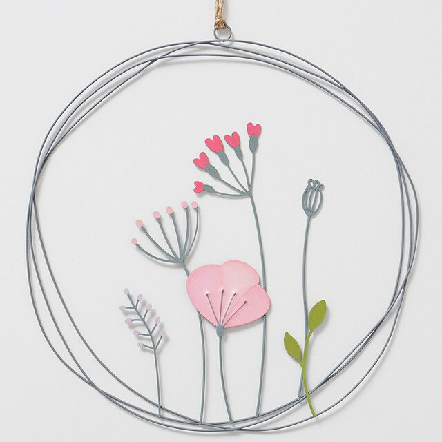 Декоративное панно Pink Floweret 30 см, Boltze, 2045469-2