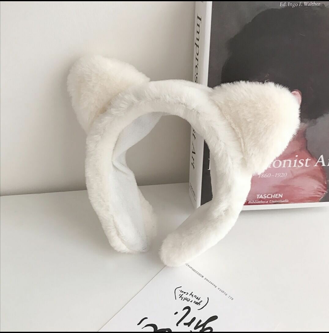 Повязка для умывания, с кошачьими ушками