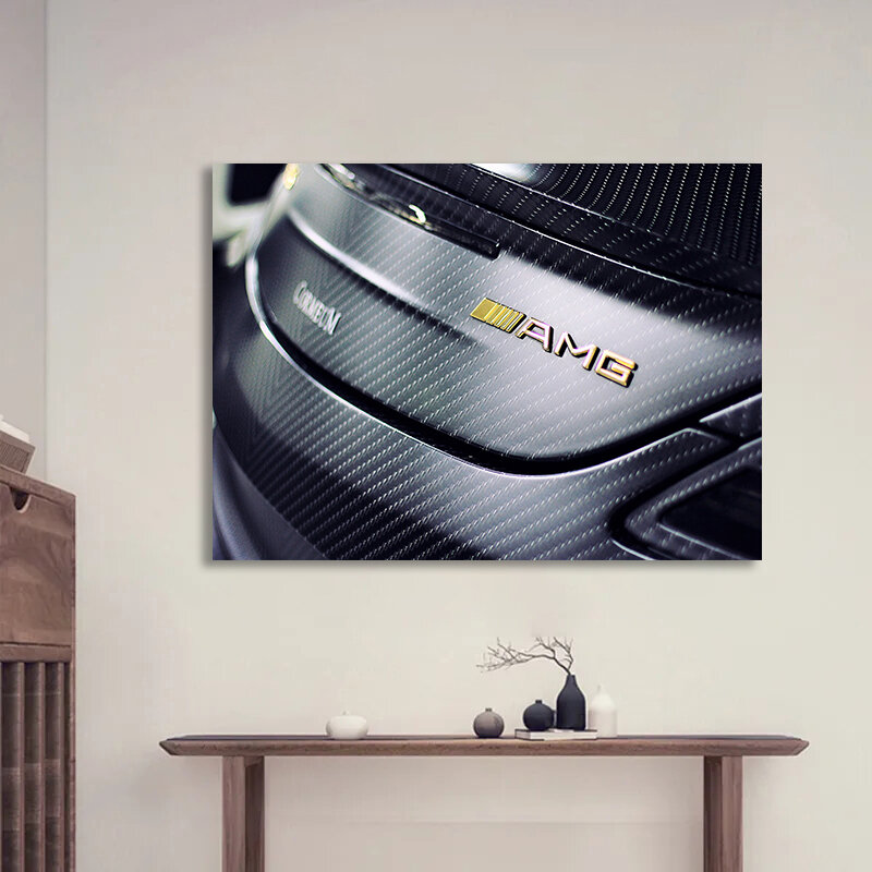 Картина мерседес / машина, картины для интерьера / мальчику, 40х60 см.
