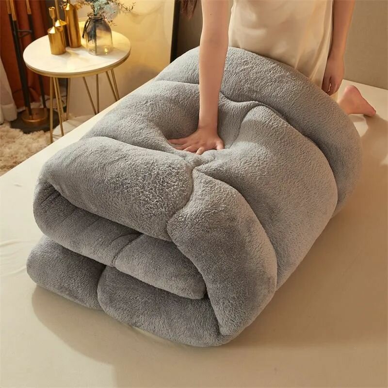 Матрас "Серый", 180х200х10 см, беспружинный, стеганый, мягкий