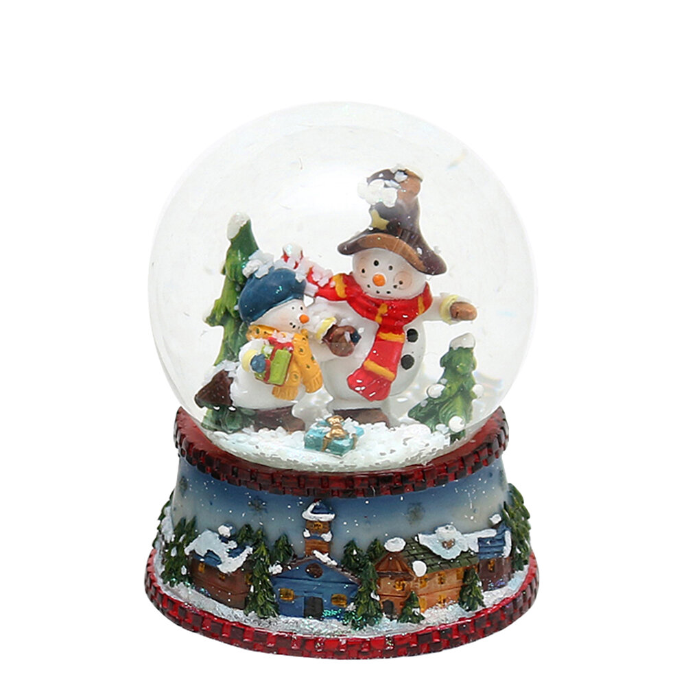 Снежный шар Друзья Снеговики 9 см, Sigro, 50-1227B