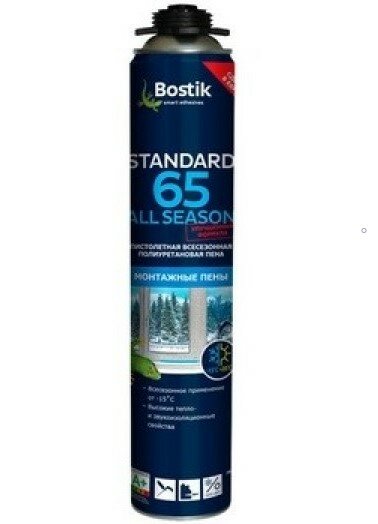 Пена монтажная Bostik Pro Standard 65 профессиональная 750 мл