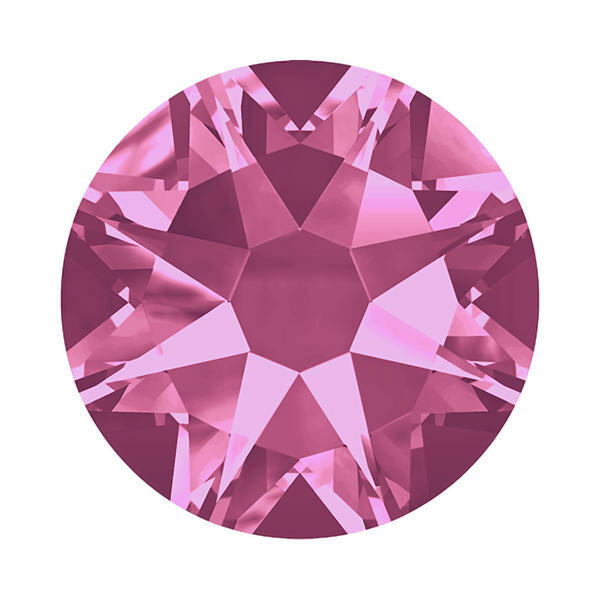 Кристаллы Swarovski 2058 SS8 2,4mm клеевые No Hotfix, Rose 209, в упаковке 1440 штук, продажа кратно упаковке