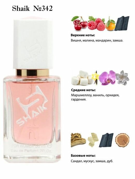 SHAIK Парфюмерная вода №342 Cherry In The Air, 50 мл