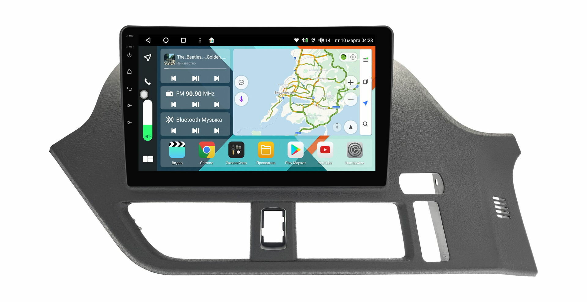 Магнитола Toyota Noah Esquire Voxy 2014 - 2021 для замены магнитолы 250*150 9 дюймов, 4/64GB, 8 ядер, DSP, 4G, Android 10 / Wide Media