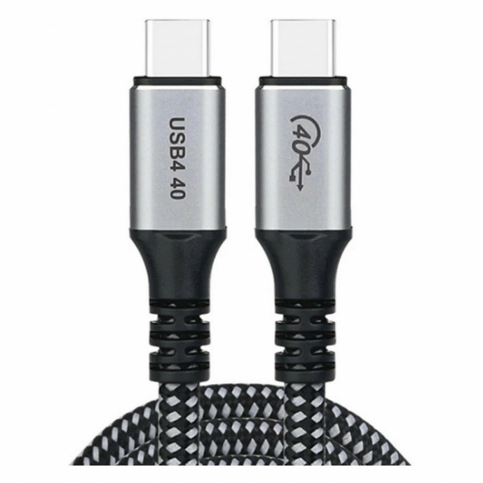 Кабель Choetech USB-C 4.0 Cable 240W PD 8k 60Hz 1.20 м (XCC-1040) черный