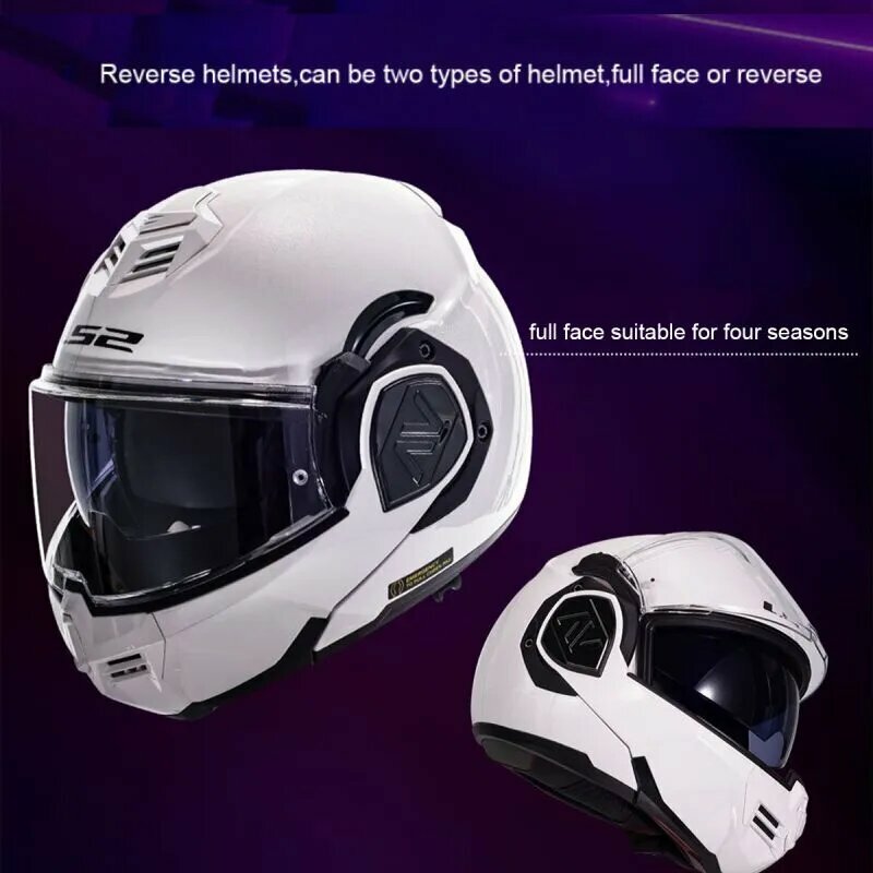 LS2 HELMETS Мотошлем, цвет: белый, размер: L