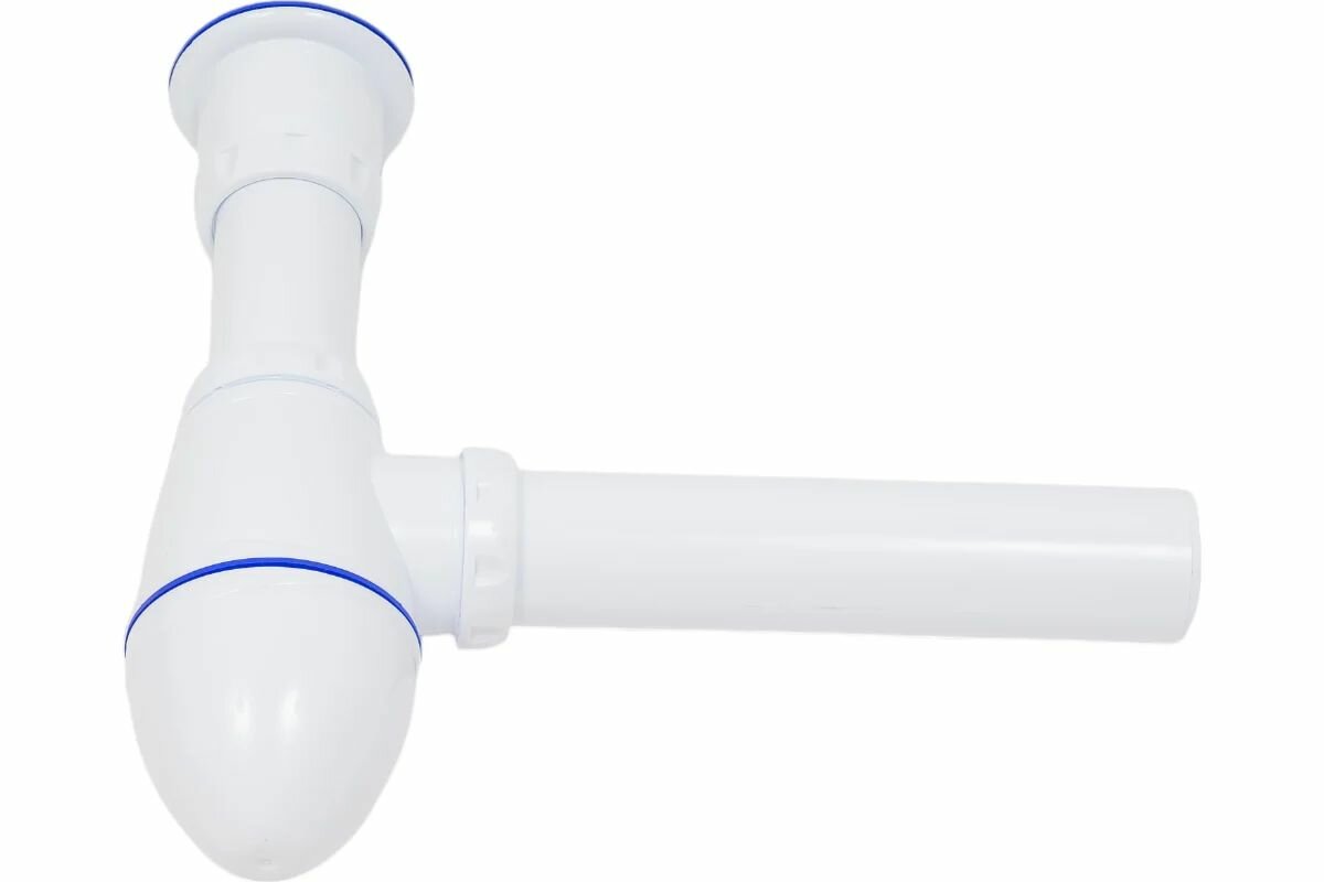 Сифон умывальника с прикручивающимся выпуском 1 1/2" и отводом д.40 мм, Unicorn A210