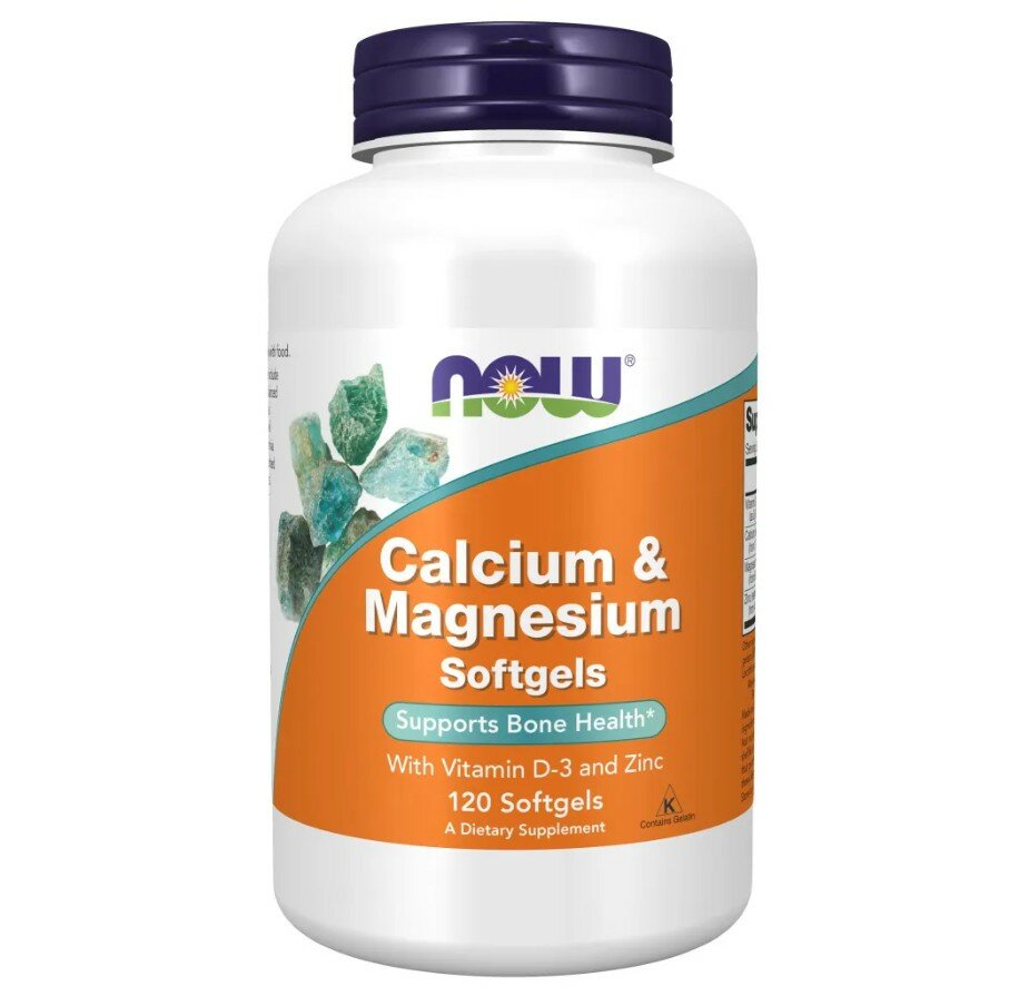 Minerals Calcium Magnesium Vitamin D3 120 caps Now