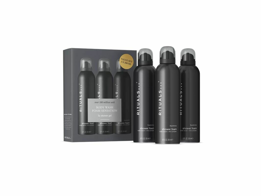 Rituals Набор средств для душа Cedar Wood & Vitamin E Complex