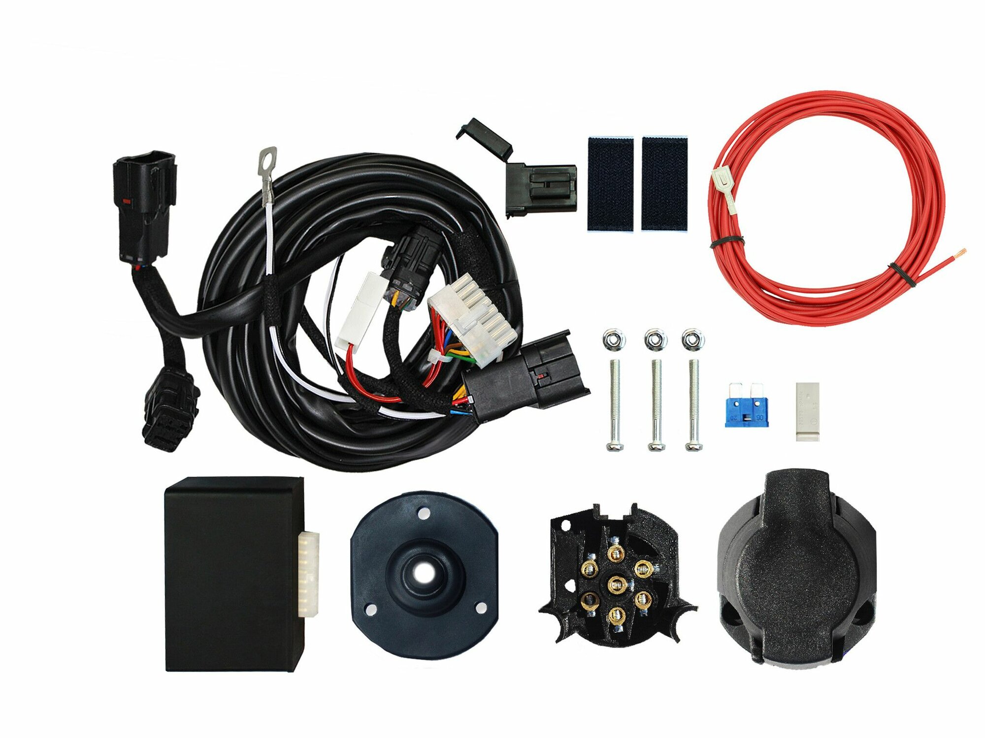 Штатная электрика к фаркопу на Kia Seltos KA SC 71 110 014 (с 2019 г. в. розетка 7-pin) Концепт Авто