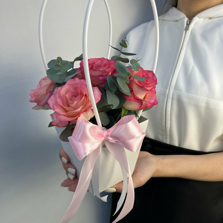 Авторский букет 147 - с розой