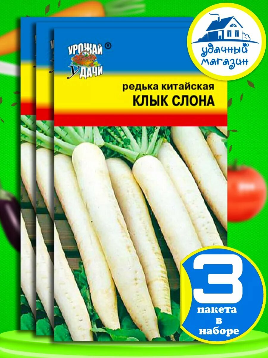 Семена редьки китайской белой