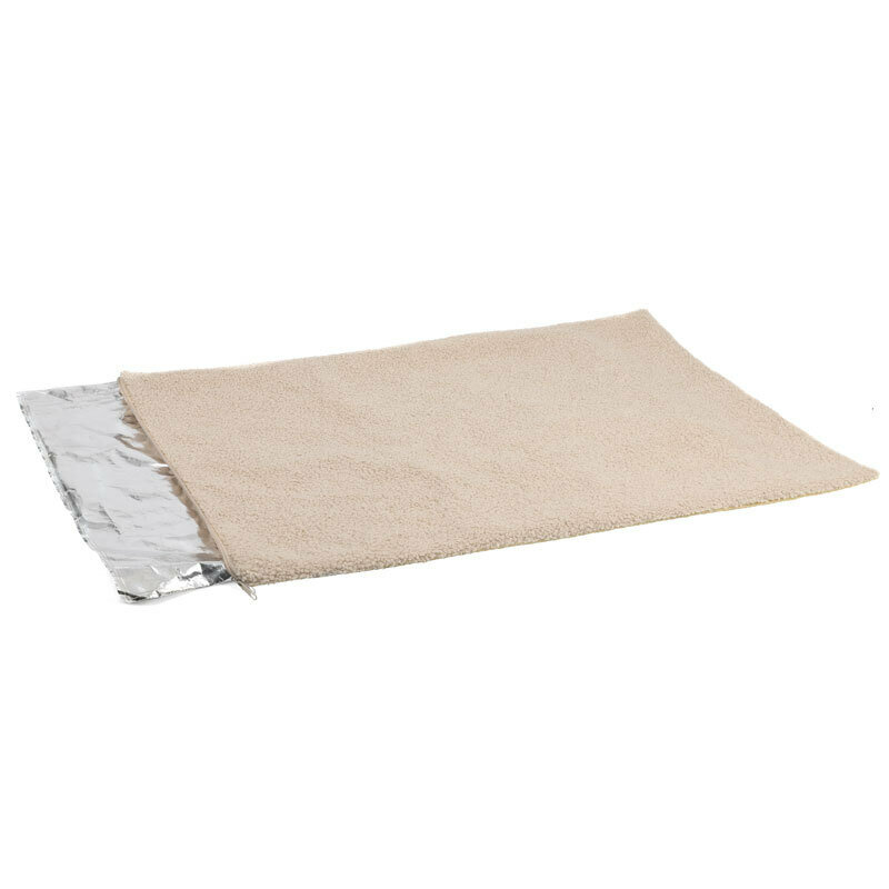 Лежанка-матрас прямоугольная греющая для животных «Йети», бежевая, 740*490*10мм, Gamma