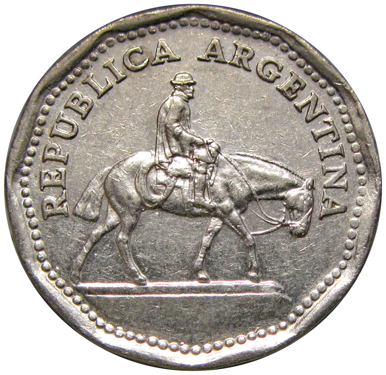 10 песо 1963 Аргентина, Гаучо