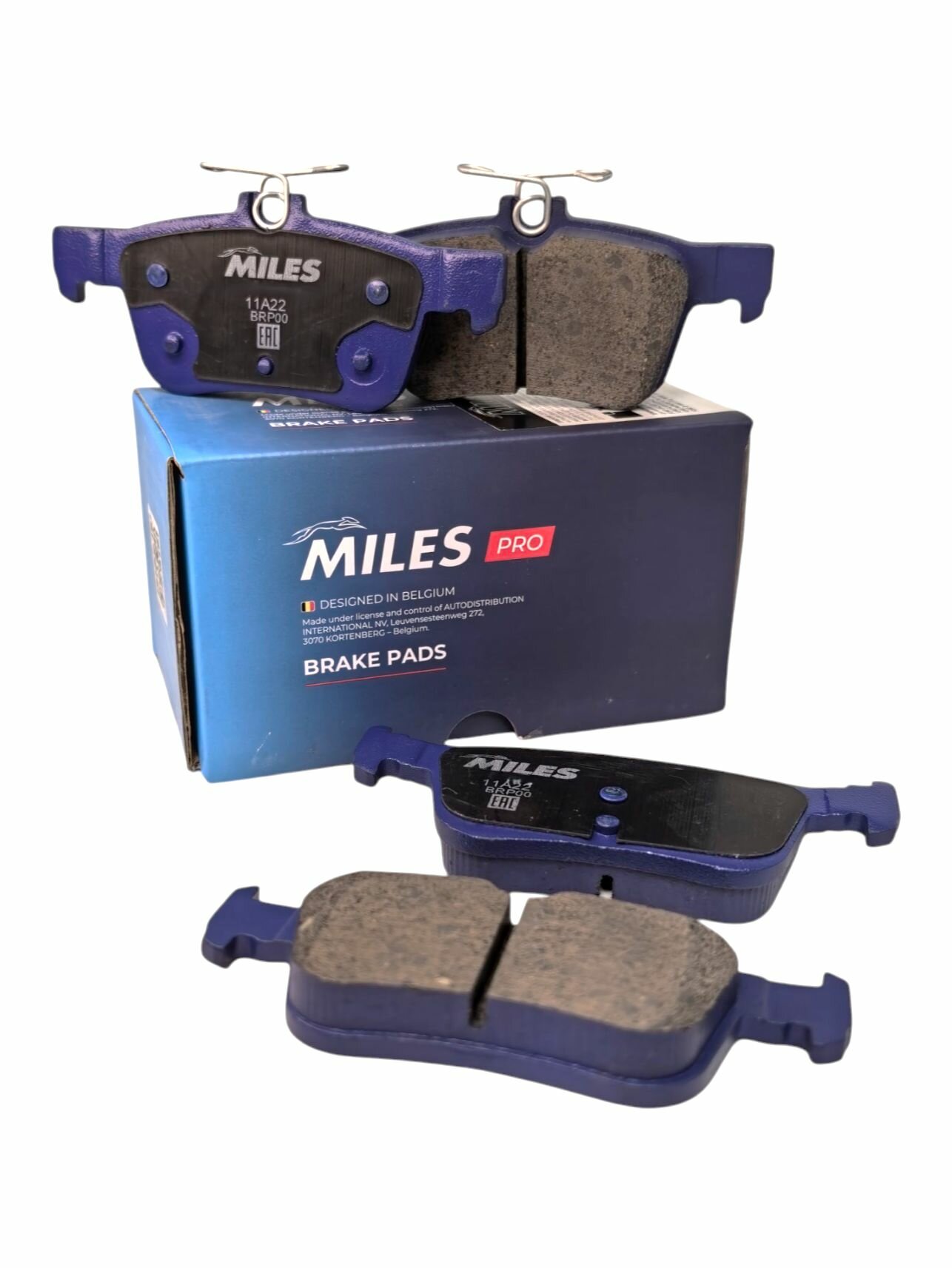 Колодки тормозные задние (электрический ручник) Чанган ЦС35 (Changan CS35) комплект 4 шт. MILES PRO S111F260303-0901