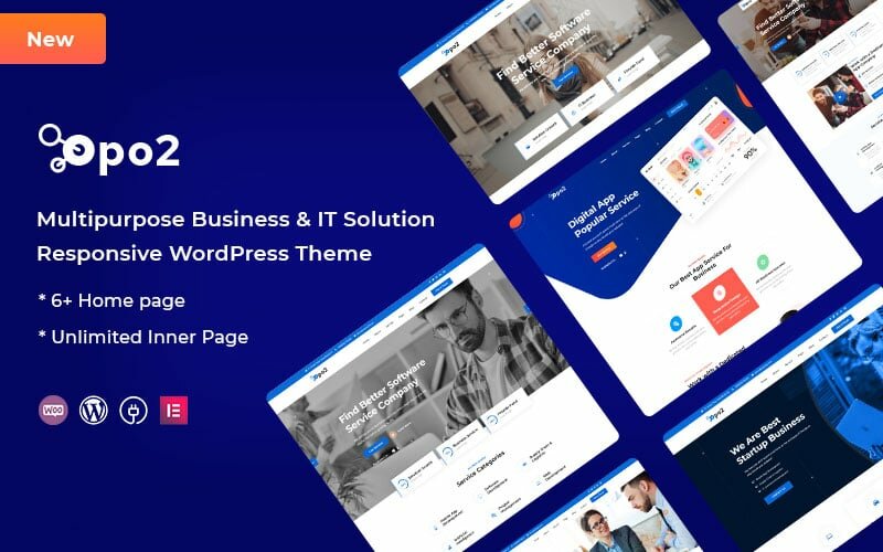 Подарочный сертификат на Шаблон для сайта Вордпресс с демоконтентом Opo2 - Multipurpose Business and It Solution WordPress Theme