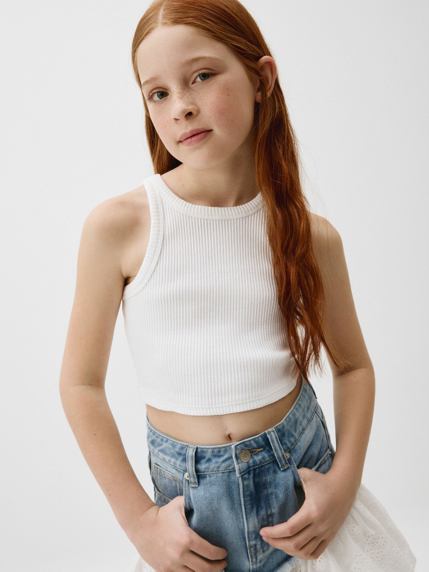 Кроп-топ для девочки