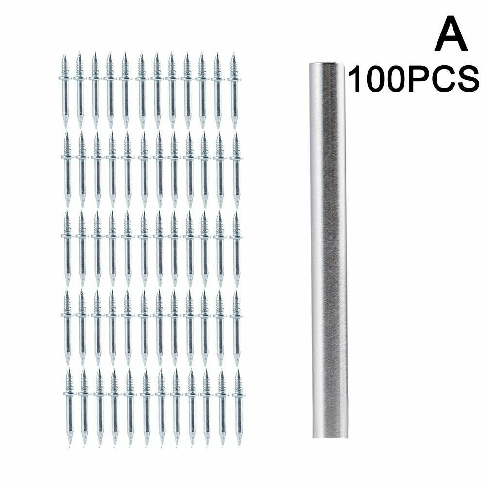 Двусторонний гвоздь для скрытого крепления.