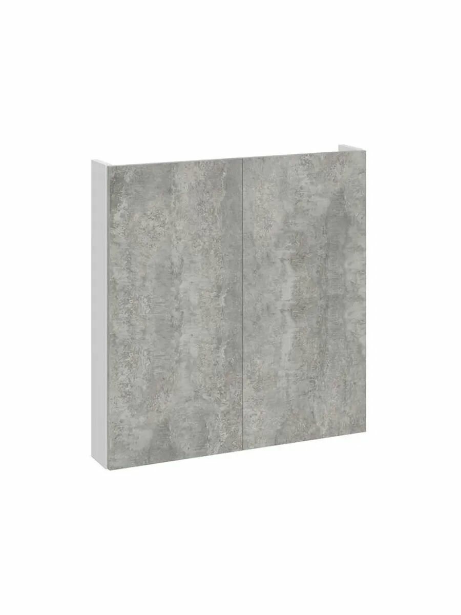 Кухонный модуль напольный, стол под стиральную машину Урбан с доводчиками, 70х11.6х82.4 см, Белый / Цемент светлый