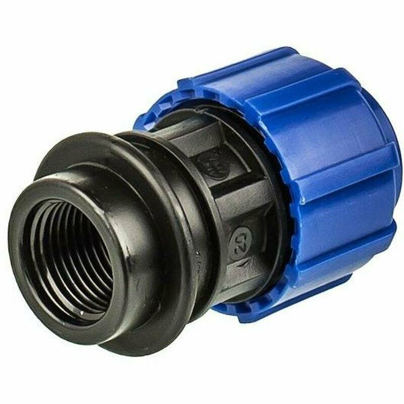 Муфта ПНД Компрессионная переходная D 25 х 1/2" ВР цена за 3шт