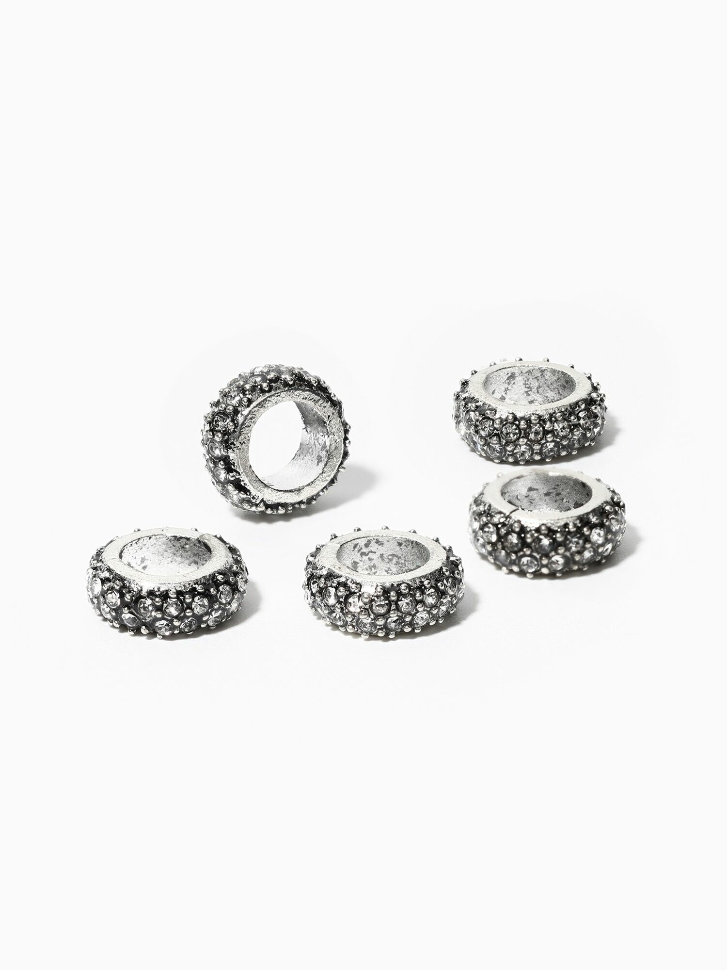 Шарм разделитель для бусин Кольцо блеск