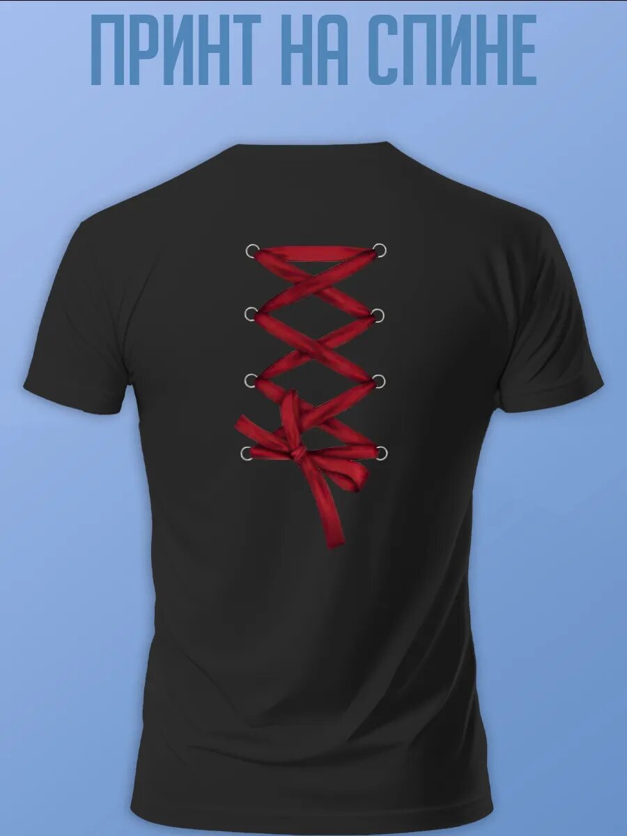 Футболка с лентой бантик на спине