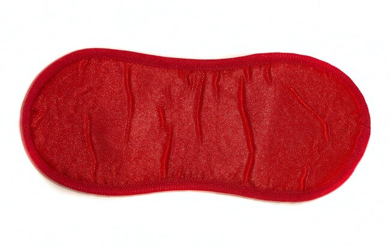 Маска сатиновая 'Love Mask', красная, универсальный размер, для отдыха и игр