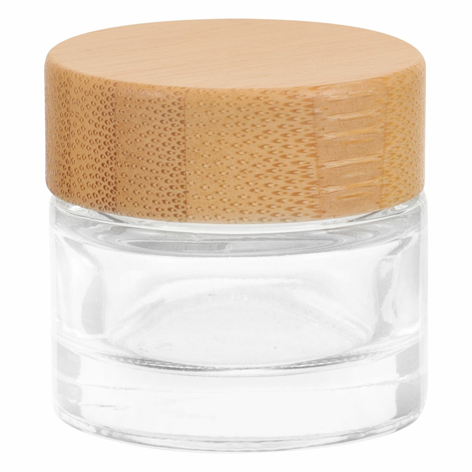Многоразовая косметическая банка, пустые контейнеры для крема, стеклянная банка для лосьона, коробка для лосьона с деревянной крышкой (10 г)