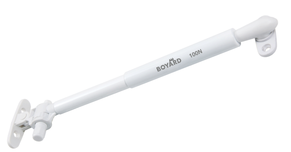 Boyard Кронштейн газовый со встроенным демпфером, белый 100N