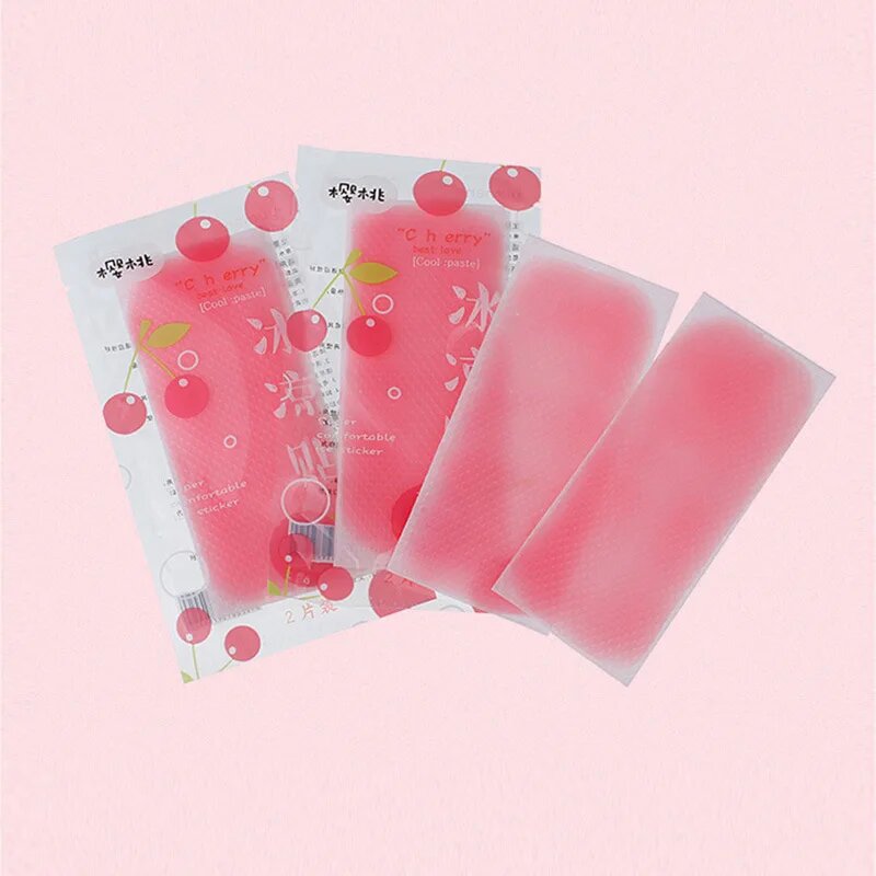 Охлаждающие стикеры MOONBIFFY Розовый, 04 1pcs