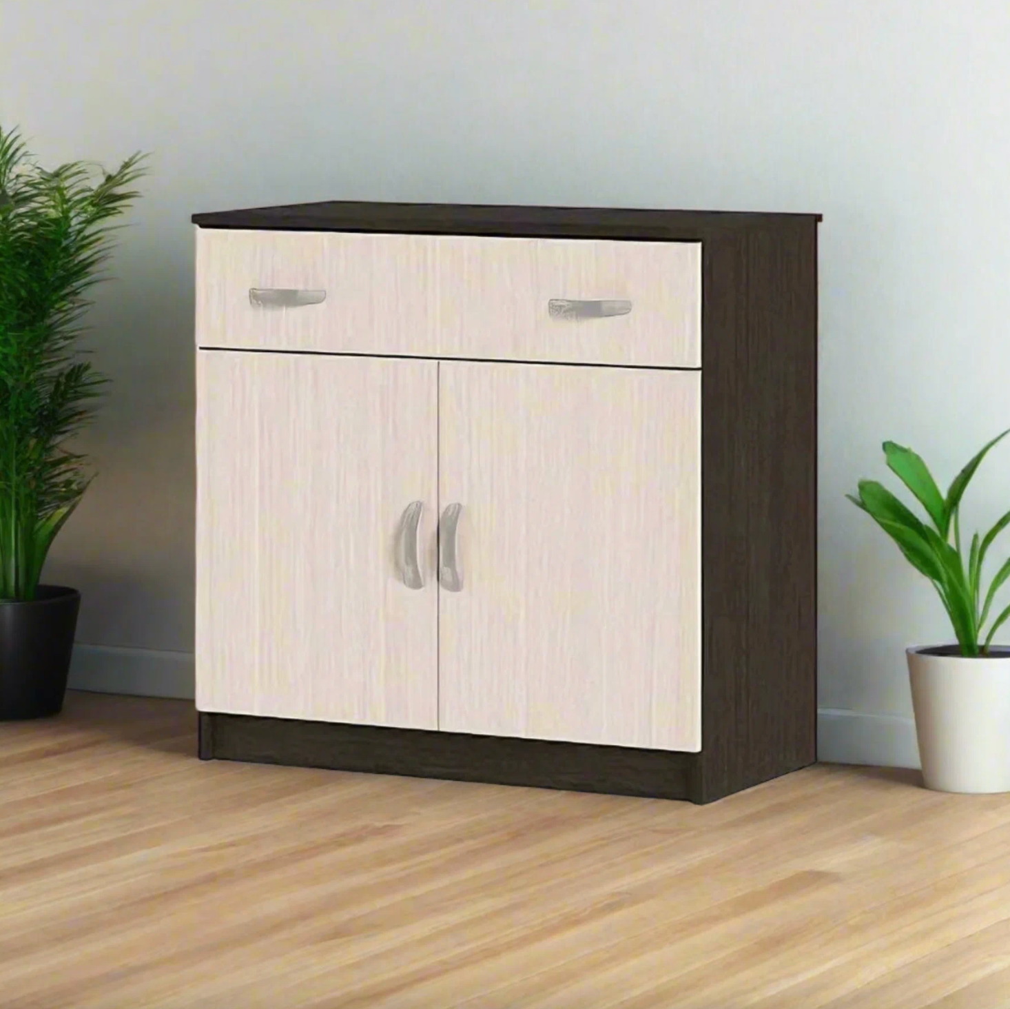 КМ 552М Бася ЛДСП комод 1 ящ. 2 ств, венге/белфорт