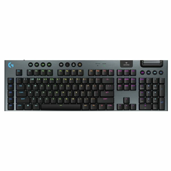 Logitech G915 X Lightspeed Tactile, черный, беспроводная игровая клавиатура