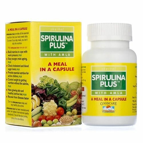 Спирулина Плюс / Spirulina Plus With Amla Good Care 60 кап