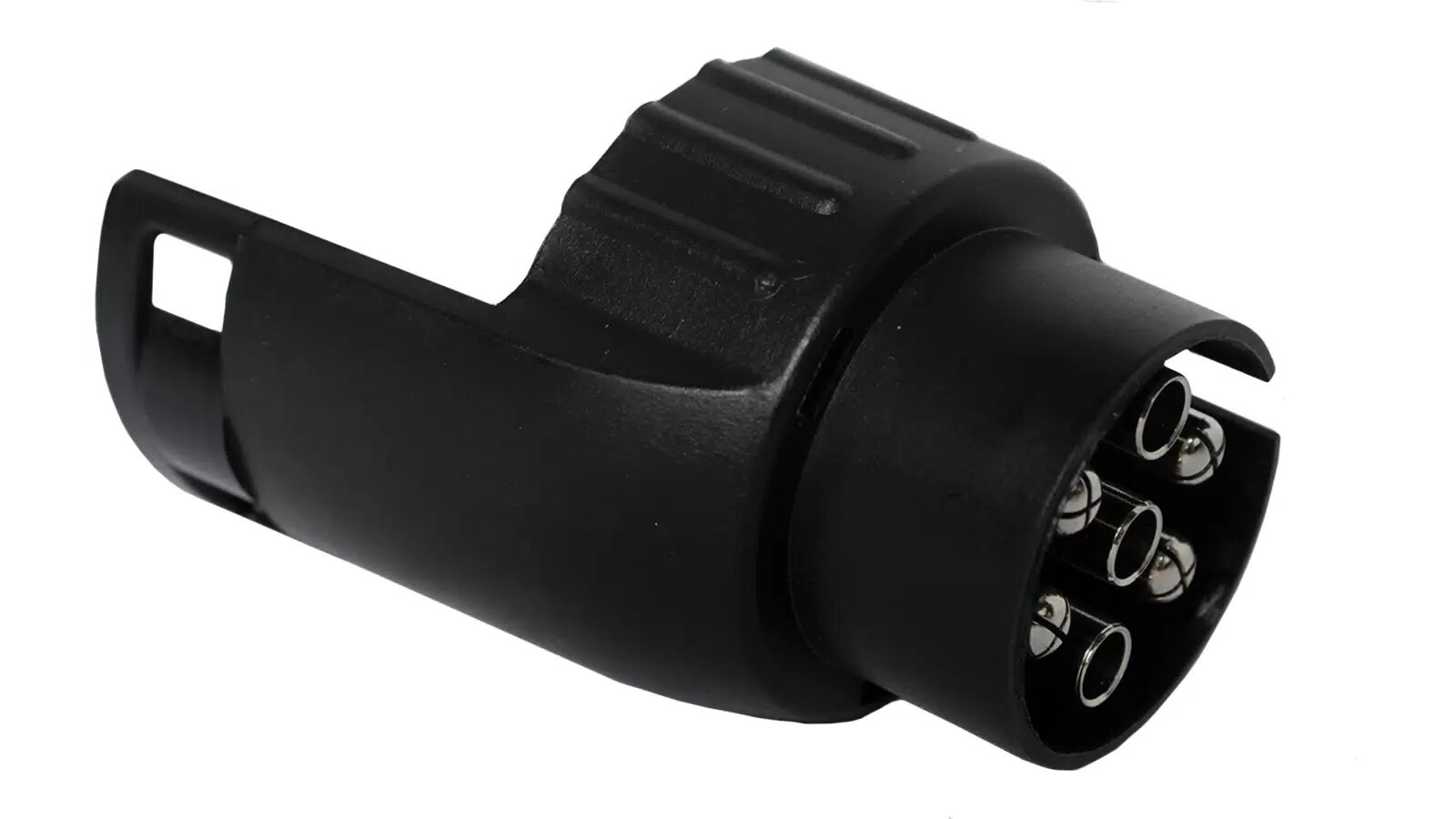 Вилка для прицепа 7 контактов (7 PIN), на защелке пластик, ATW006