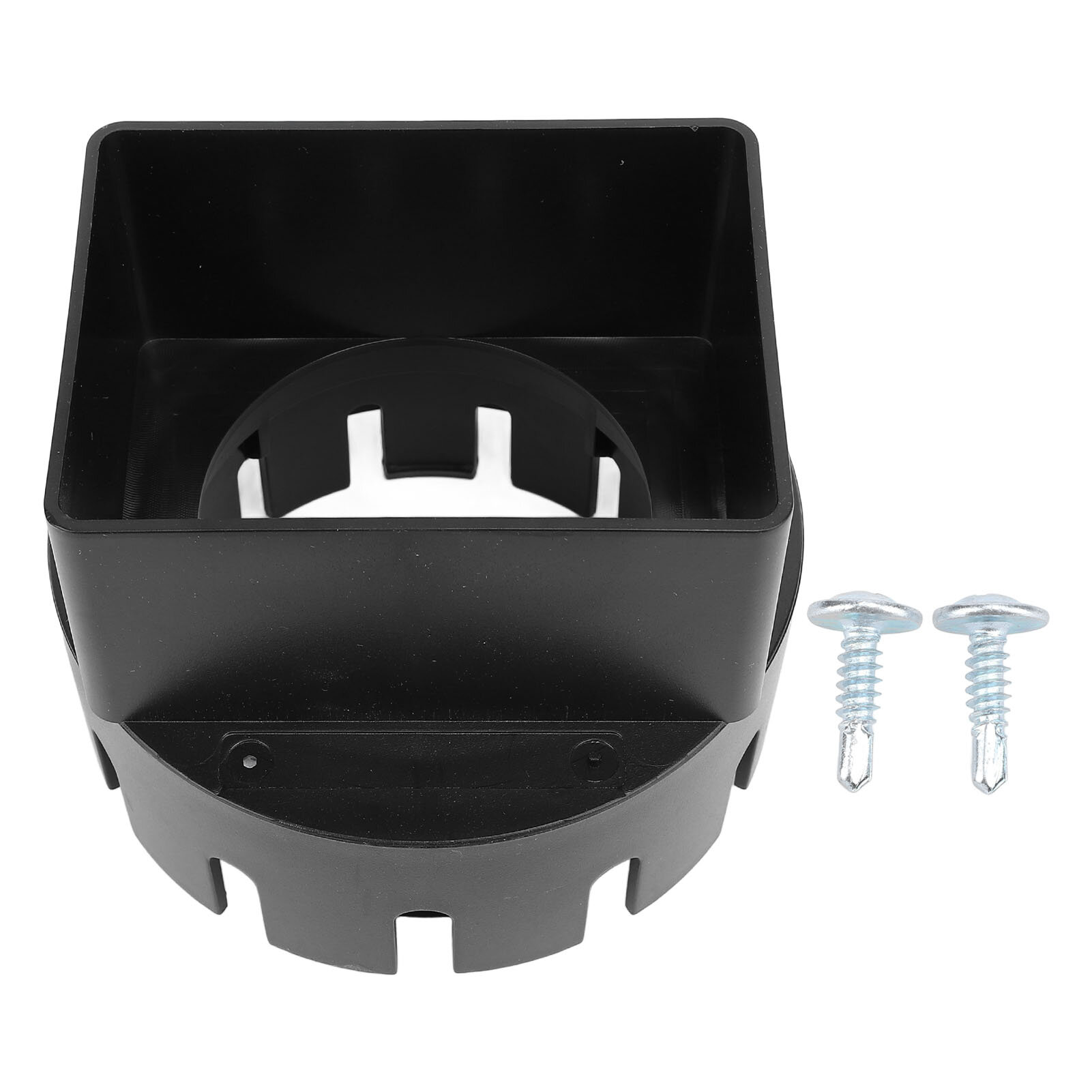 Адаптер до дождя водосточного канала 3х4 дюйма ПВХ квадратный дождь до дождя для дренажного адаптера трубы для наружного черного