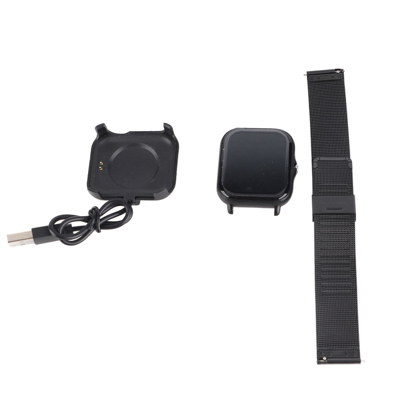 Умные спортивные часы с 1,69-дюймовым сенсорным экраном, 12 режимами, водонепроницаемостью IP68, Bluetooth, для мужчин и женщин, для фитнеса, Android, черные.